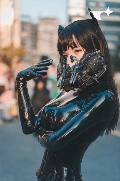 Vvisage Classic Silicone Breast Latex Catsuit